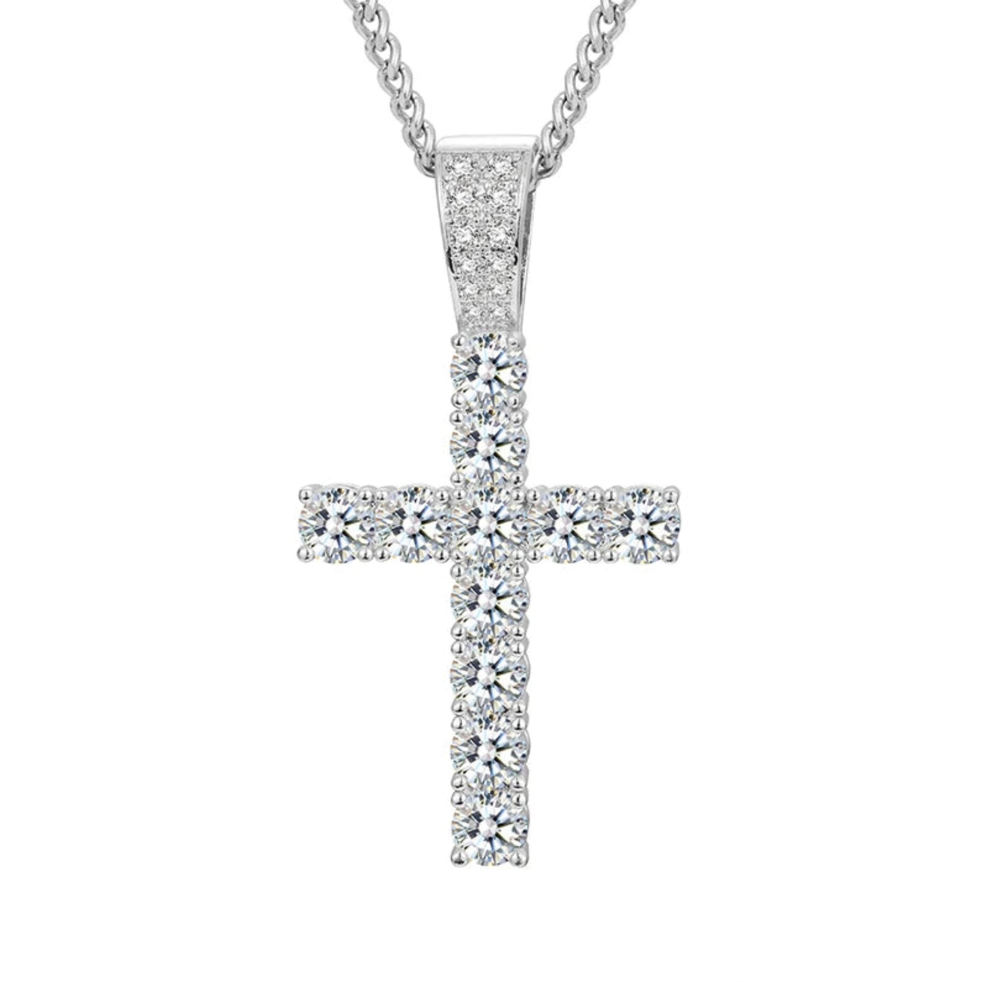 Cross Pendant - 23mm: Stylish and Elegant Statement Piece – Ice Dazzle